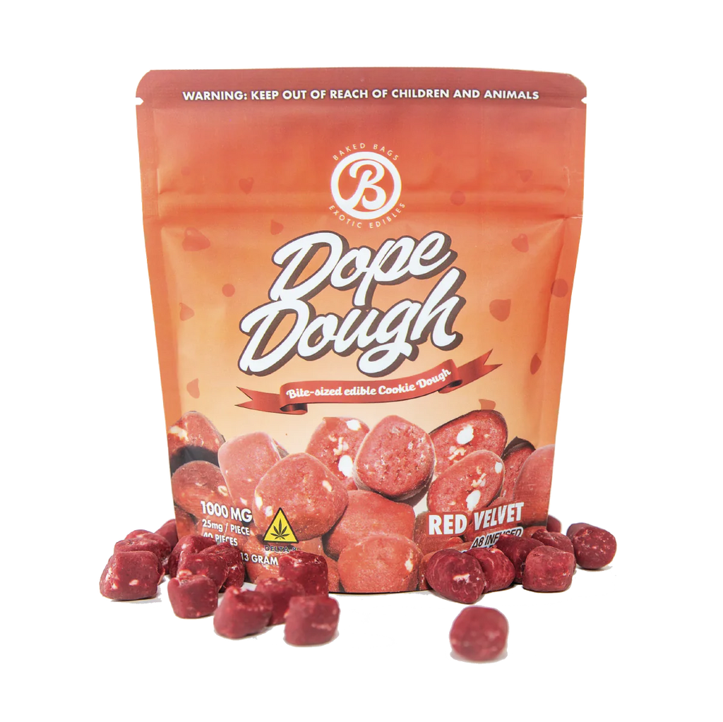 DOPE DOUGH - RED VELVET - Delta 8 THC 1000mg
