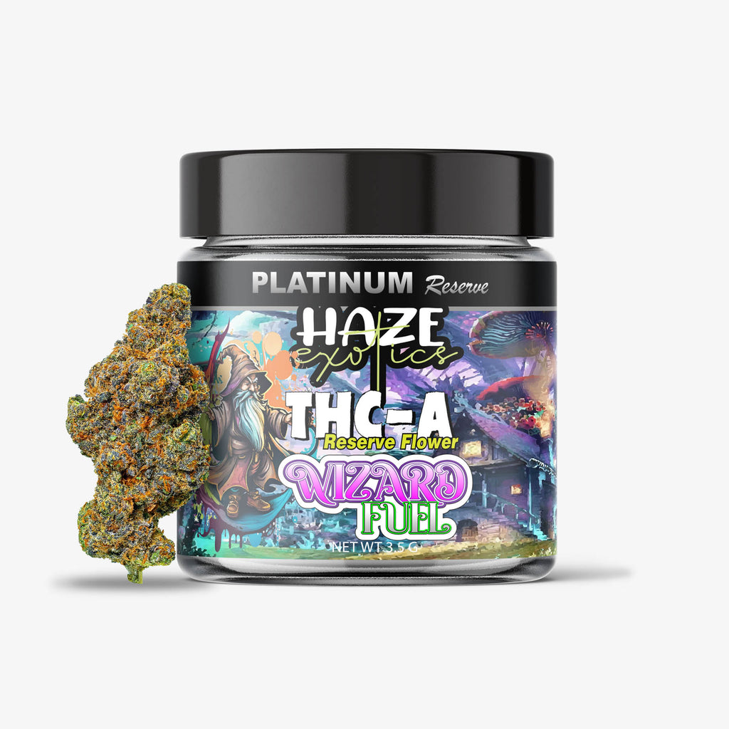 THC-A Flower / Wizard Fuel / 3.5g Jar / Haze Exotics Platinum Reserve