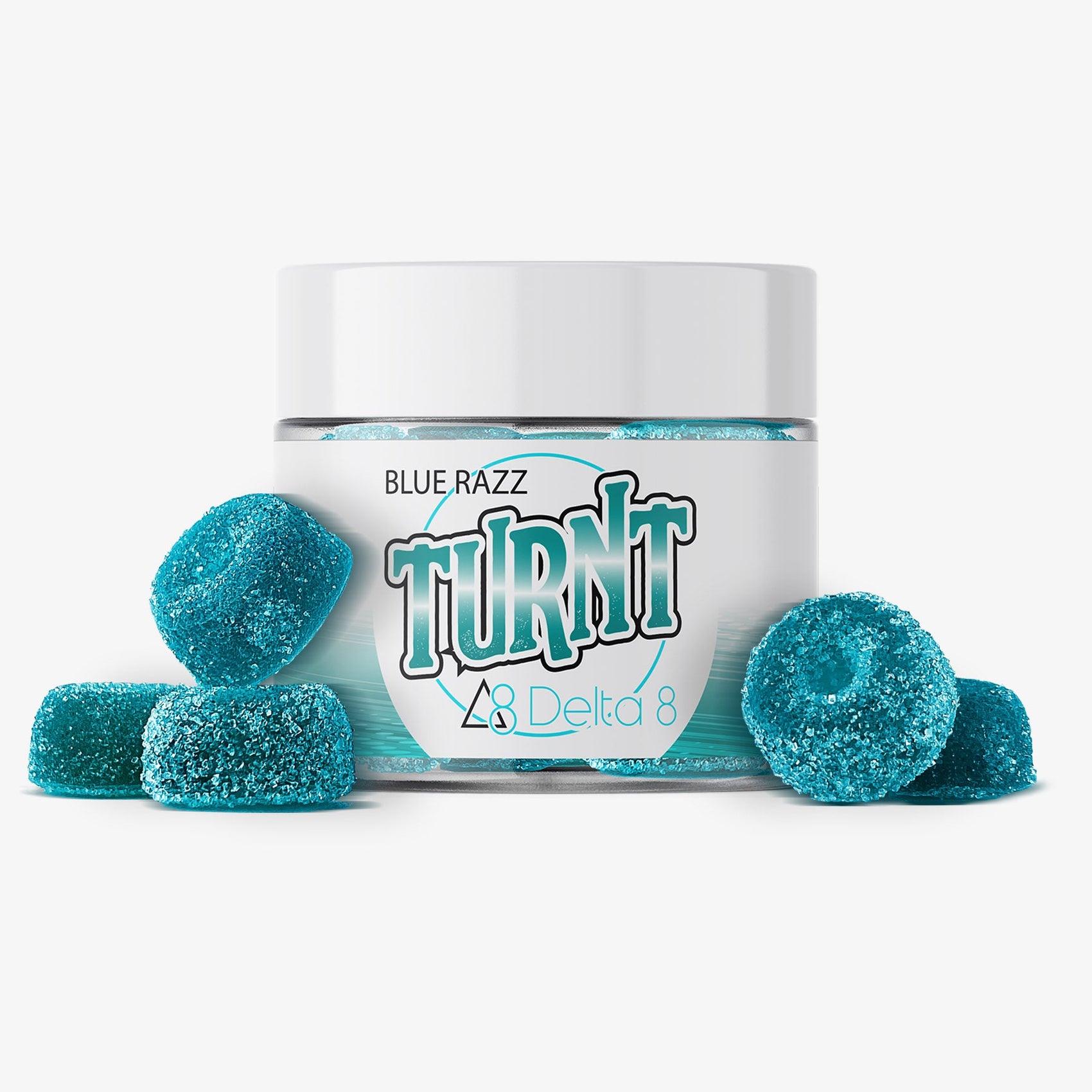Delta 8 THC Gummies - Blue Razz 10ct - TURNT